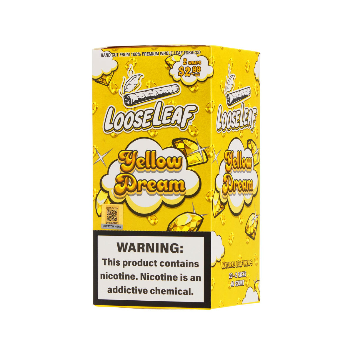 Yellow Dream LooseLeaf Wraps | Premium 2-Pack